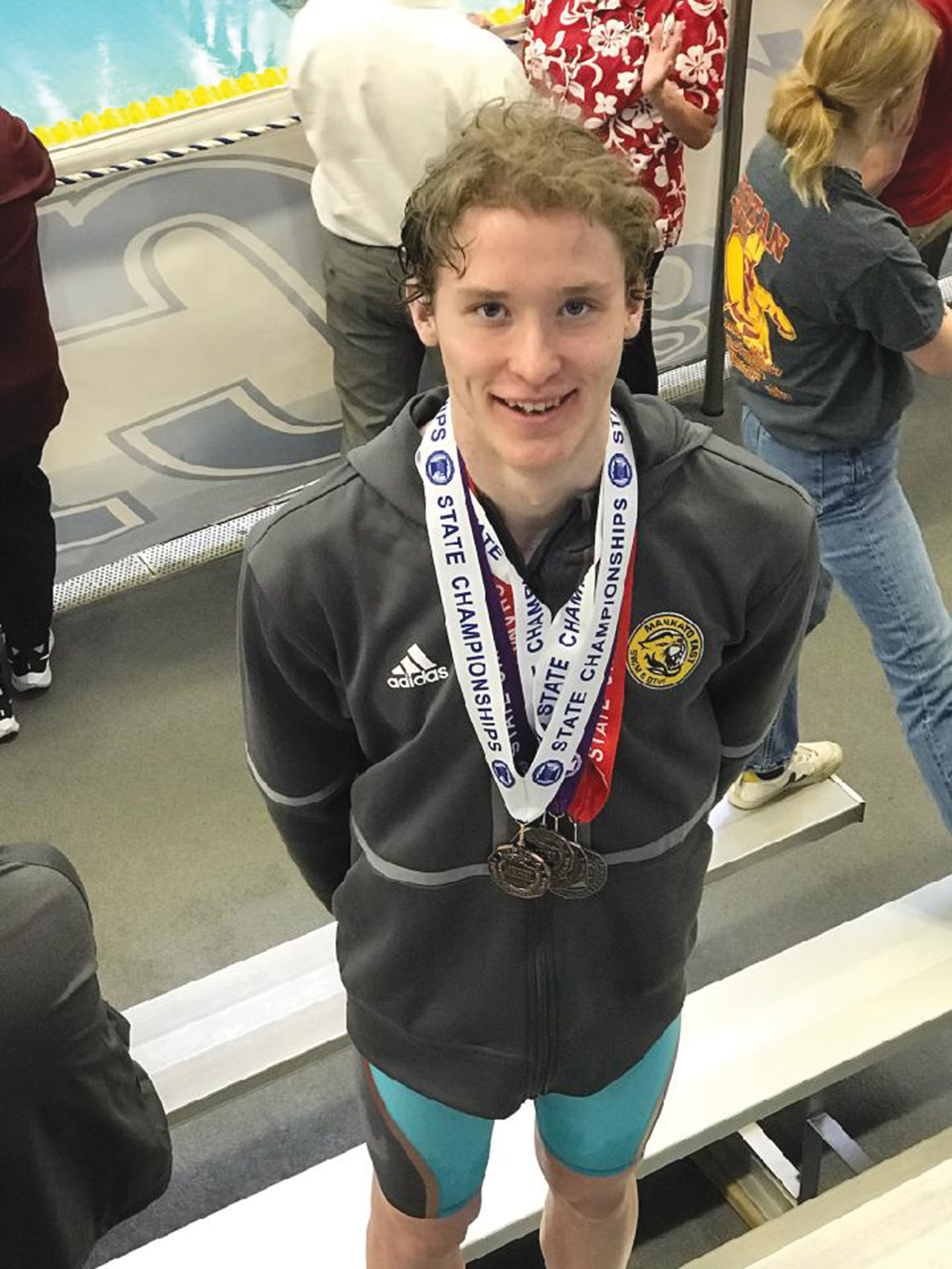 New Ulm’s Hogue finishes 3rd in 2 individual state swimming events ...